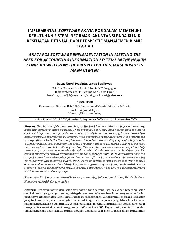 (PDF) Implementasi Software Axata Pos Dalam Memenuhi Kebutuhan Sistem ...