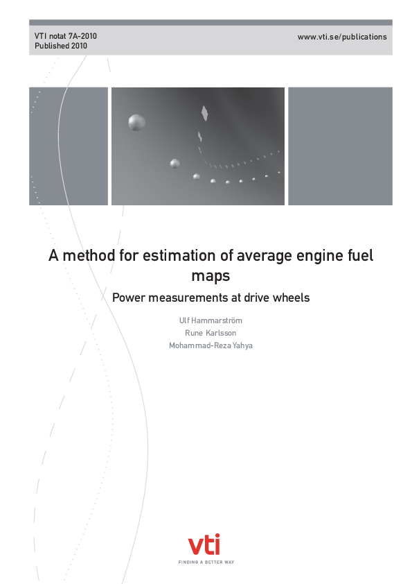 (PDF) A method for estimation of average engine fuel maps : power ...