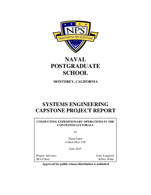 (PDF) Conducting Expeditionary Operations in the Contested Littorals