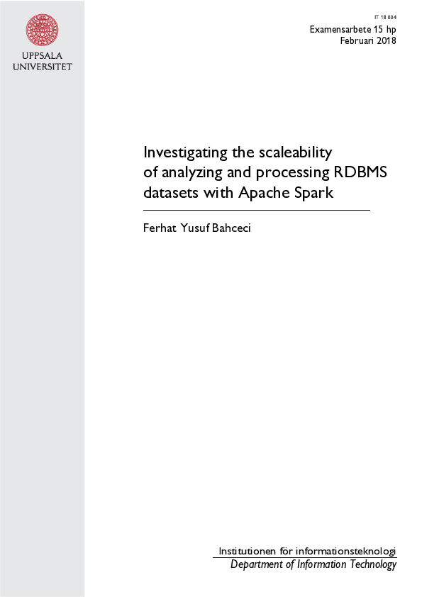 (PDF) Investigating the scaleability of analyzing and processing RDBMS ...