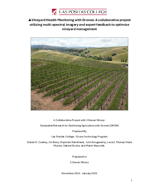 (PDF) Steves Topographic and Multispectral Survey