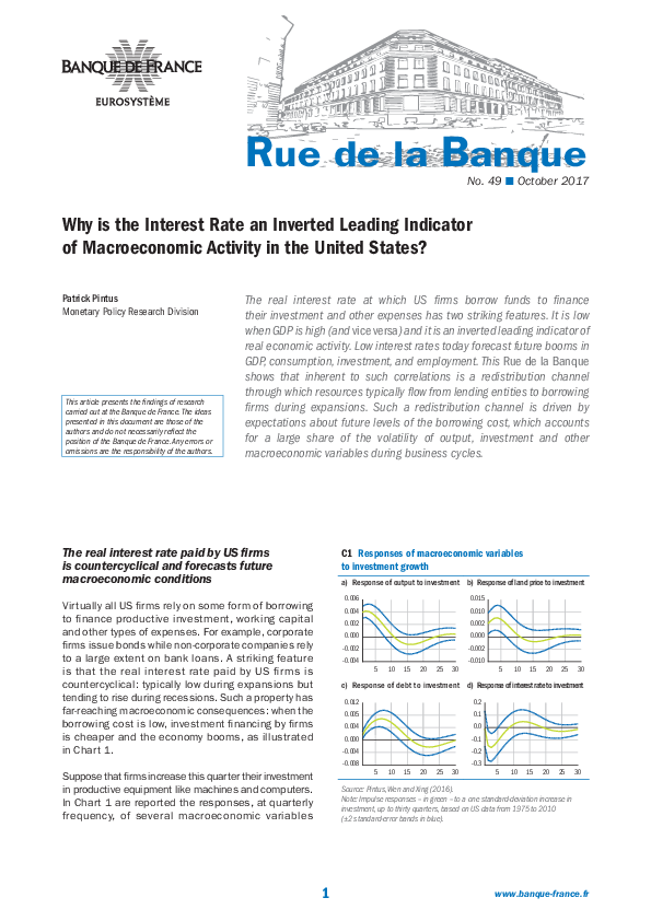 (PDF) Why is the Interest Rate an Inverted Leading Indicator of ...