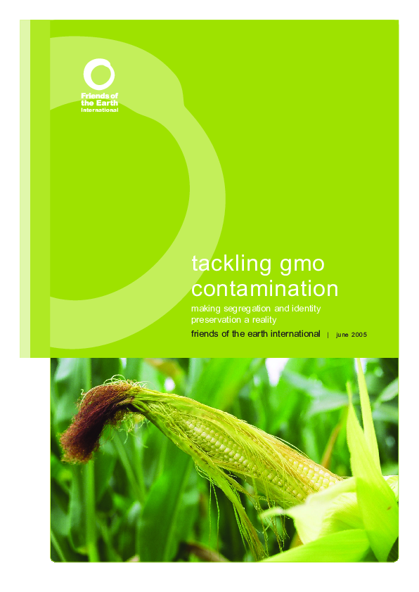 (PDF) Tackling GMO contamination. Making Identity preservation and ...