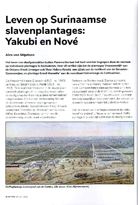 (PDF) Leven op Surinaamse slavenplantages= Yakubi en Nové