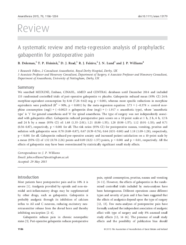 (PDF) A systematic review and meta-regression analysis of aggression during the First Episode of ...