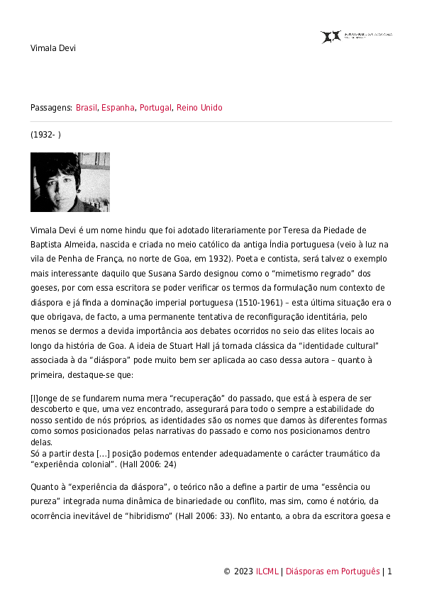 (PDF) Vimala Devi