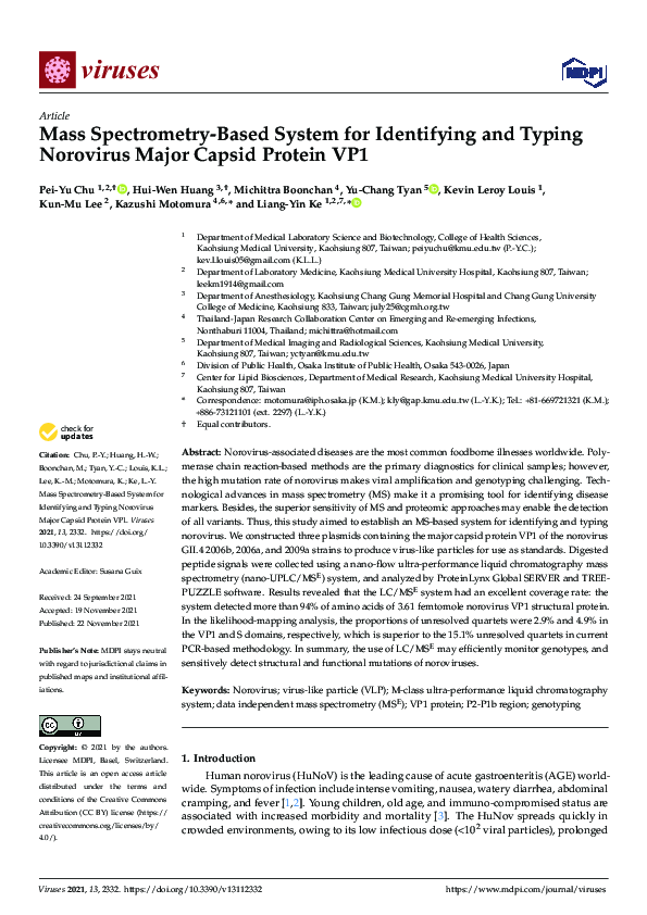 (PDF) Mass Spectrometry-Based System for Identifying and Typing ...