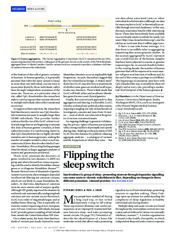 (PDF) Neuroscience: Flipping the sleep switch