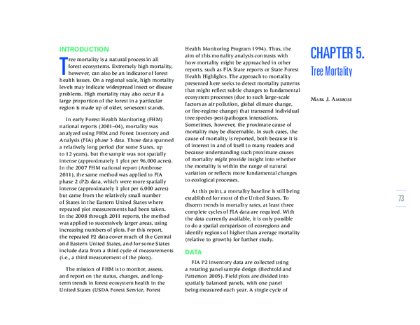 (PDF) Chapter 5 - Tree Mortality