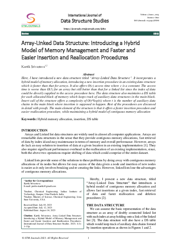 (PDF) Data Structure Studies