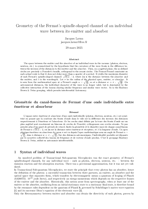 (PDF) Geometry of the Fermat's spindle-shaped channel of an individual ...