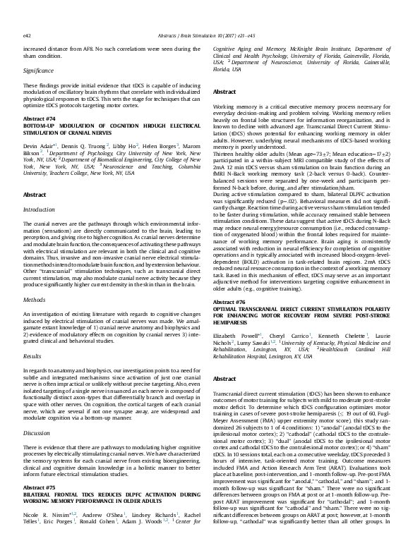 (PDF) Bilateral frontal tDCS reduces DLPFC activation during working ...