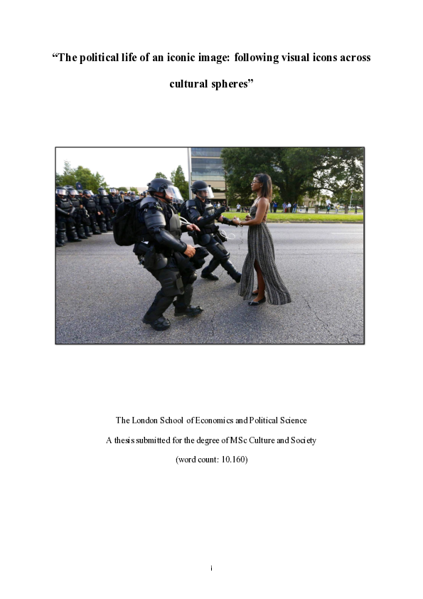 (PDF) "The political life of an iconic image: following visual icons ...