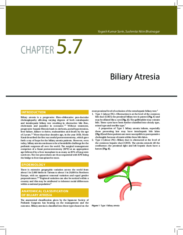 (PDF) Biliary Atresia