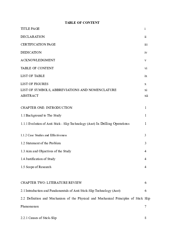 (PDF) THE ANALYSIS OF ANTI STICK-SLIP TECHNOLOGY
