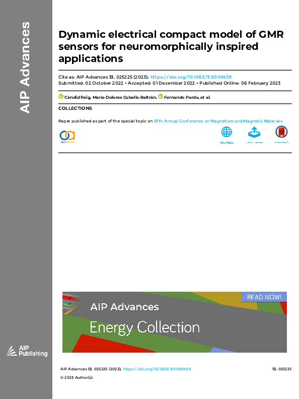 (PDF) Dynamic electrical compact model of GMR sensors for ...
