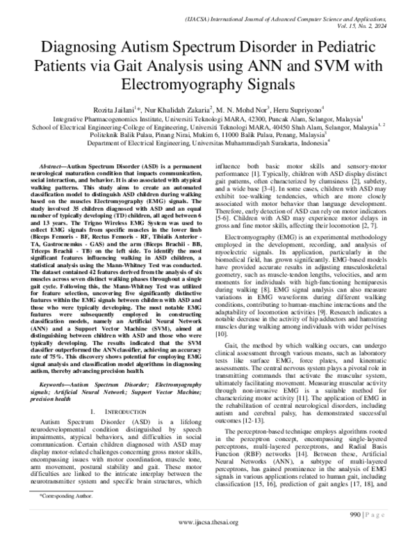 (PDF) Diagnosing Autism Spectrum Disorder in Pediatric Patients via ...