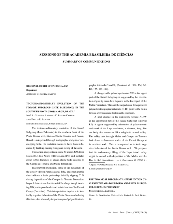 (PDF) The Pirambóia-Botucatu succession (Late Permian - Early Cretaceous, Paraná Basin, São ...