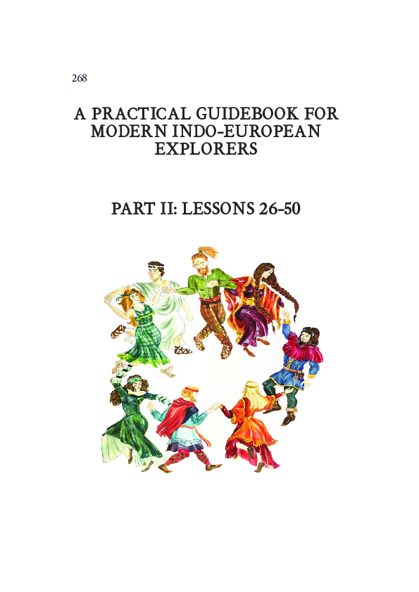 (PDF) A PRACTICAL GUIDEBOOK FOR MODERN INDO-EUROPEAN EXPLORERS PART II ...
