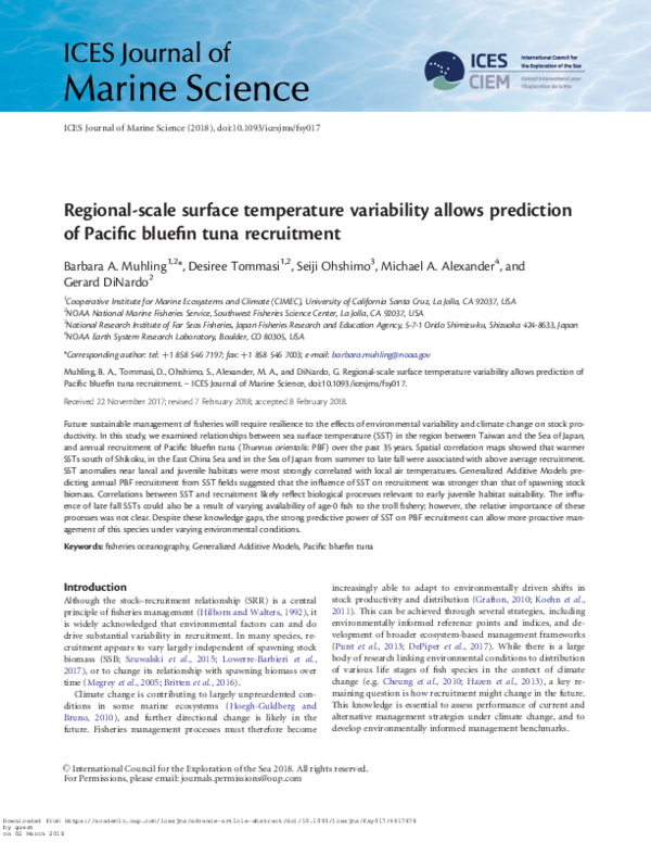(PDF) Regional-scale surface temperature variability allows prediction ...