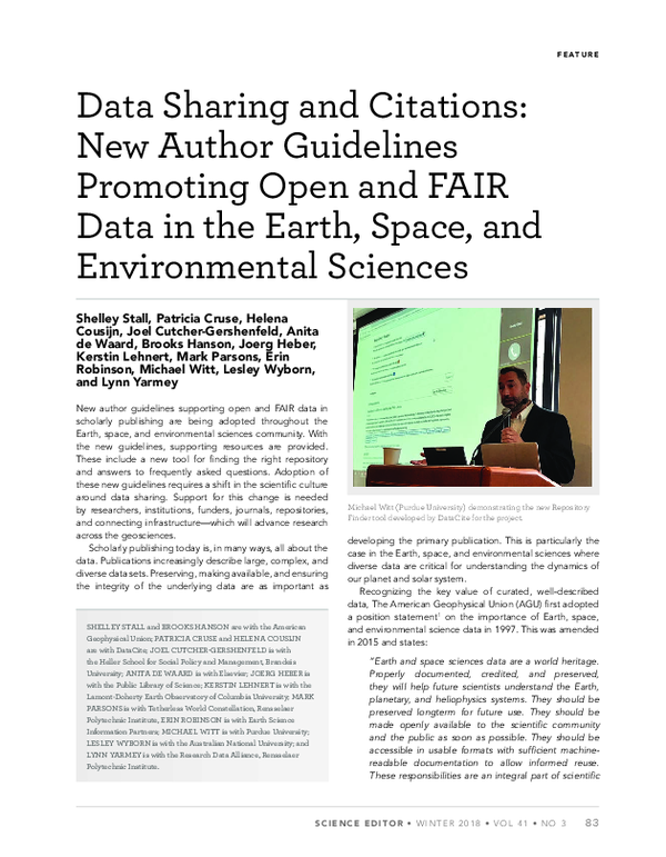 (PDF) Data Sharing and Citations: New Author Guidelines Promoting Open ...