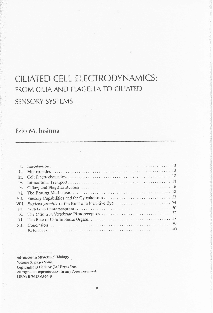 (PDF) Ciliated cell electrodynamics: From cilia and flagella to ...