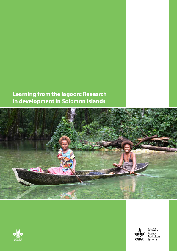 (PDF) Learning from the lagoon: Research in development in Solomon Islands