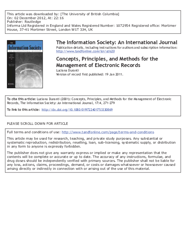(PDF) Concepts, Principles, and Methods for the Management of ...