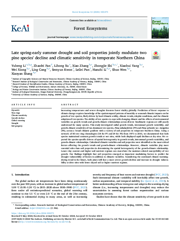 (PDF) Late spring-early summer drought and soil properties jointly ...