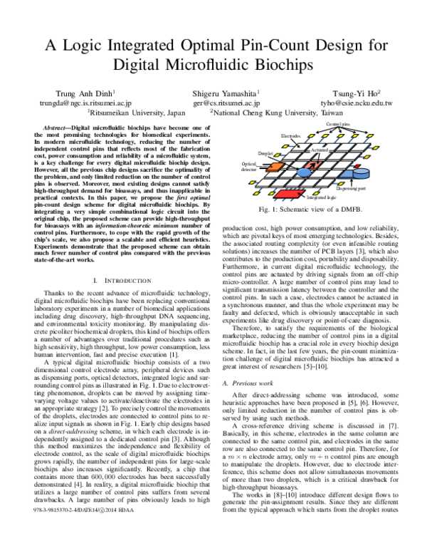 (PDF) A logic integrated optimal pin-count design for digital ...