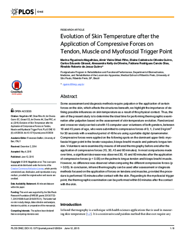 (PDF) Evolution of Skin Temperature after the Application of ...