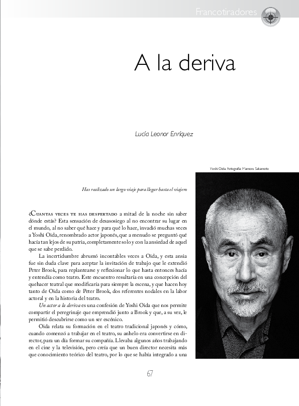 (PDF) A la deriva