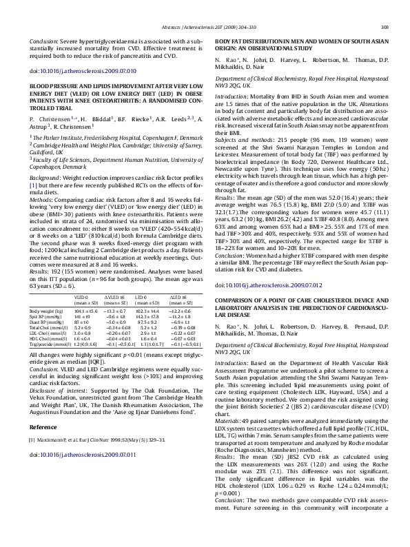 (PDF) Comparison of a Point of Care Cholesterol Device and Laboratory ...