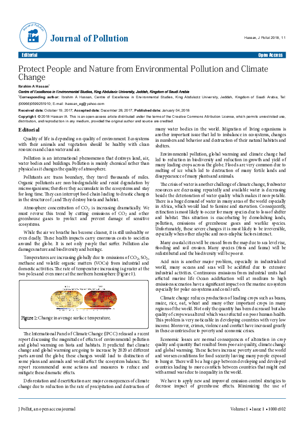 (PDF) Protect People and Nature from Environmental Pollution and ...