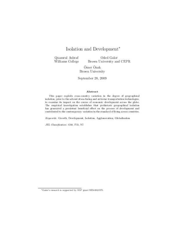 (PDF) Isolation and Development