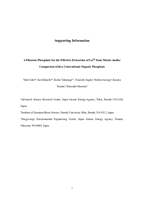 (PDF) A Fluorous Phosphate for the Effective Extraction of LnIII from ...