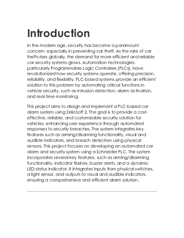 (PDF) Car Alarm System for PLC in FBD