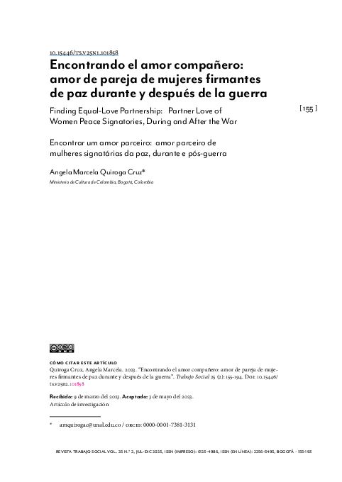 (PDF) Encontrando el amor compañero: amor de pareja de mujeres ...
