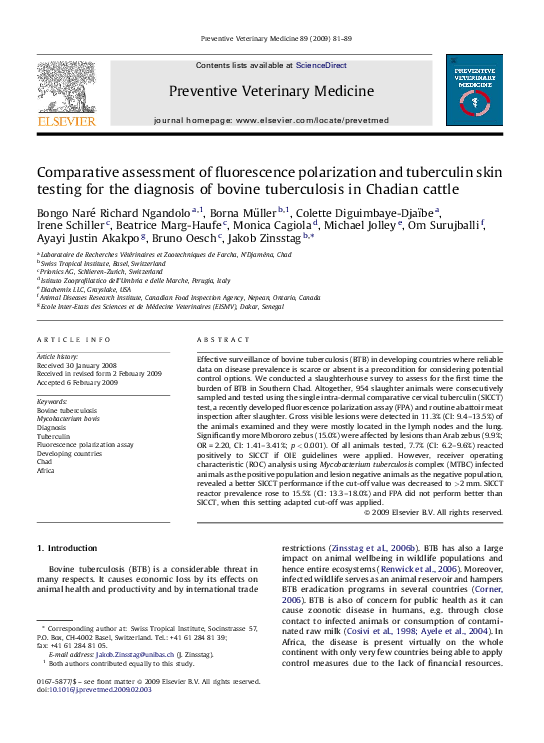 (PDF) Comparative assessment of fluorescence polarization and ...