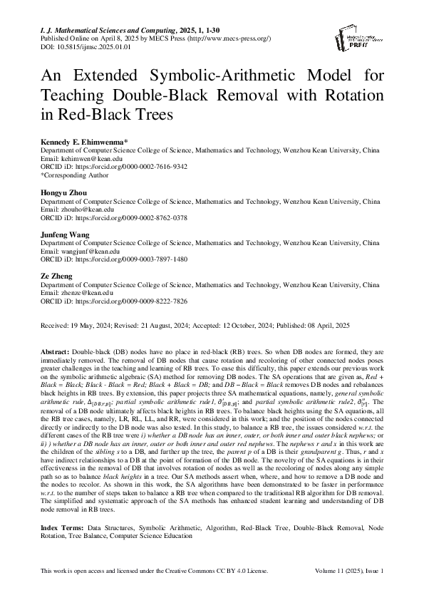 (PDF) An Extended Symbolic-Arithmetic Model for Teaching Double-Black Removal with Rotation in ...