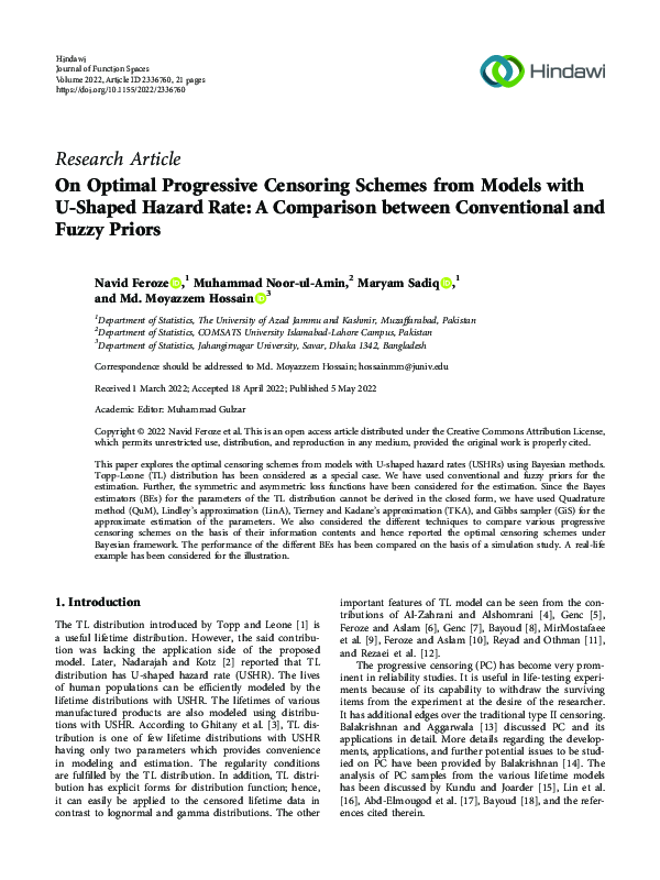 (PDF) On Optimal Progressive Censoring Schemes from Models with U ...