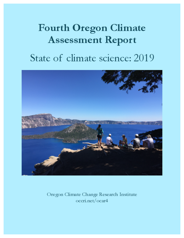 (PDF) Fourth Oregon climate assessment report. State of climate science ...