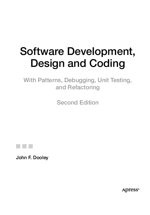 (PDF) Software Development, Design and Coding