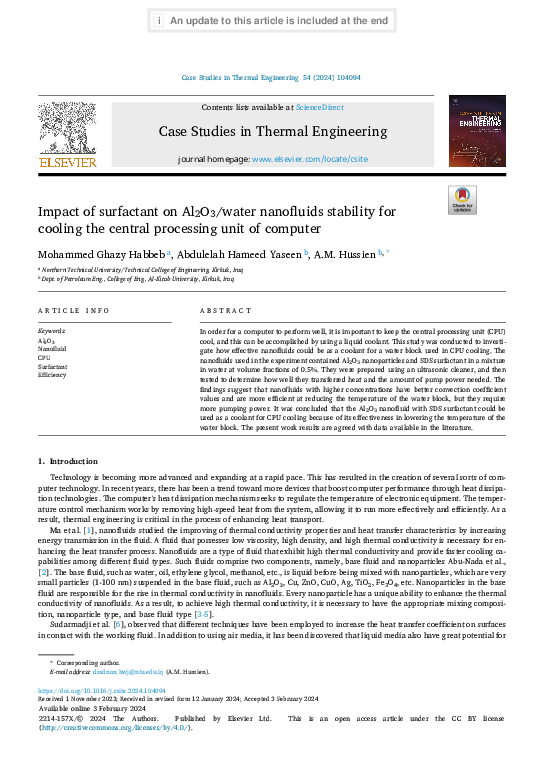 (PDF) Case Studies in Thermal Engineering