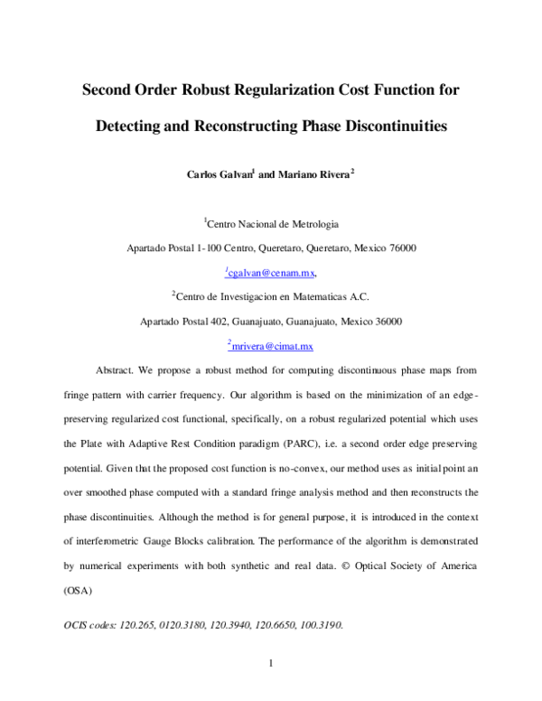 (PDF) Second-order robust regularization cost function for detecting and reconstructing phase ...
