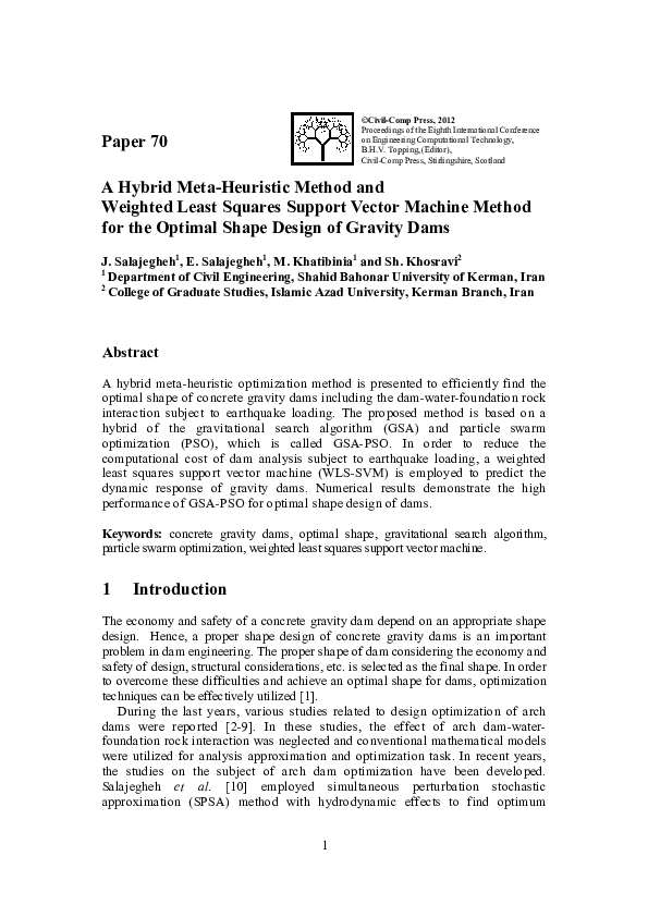 (PDF) A Hybrid Meta-Heuristic Method and Weighted Least Squares Support ...