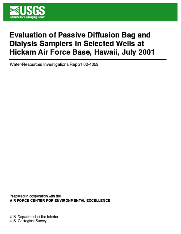 (PDF) Evaluation of passive diffusion bag and dialysis samplers in ...