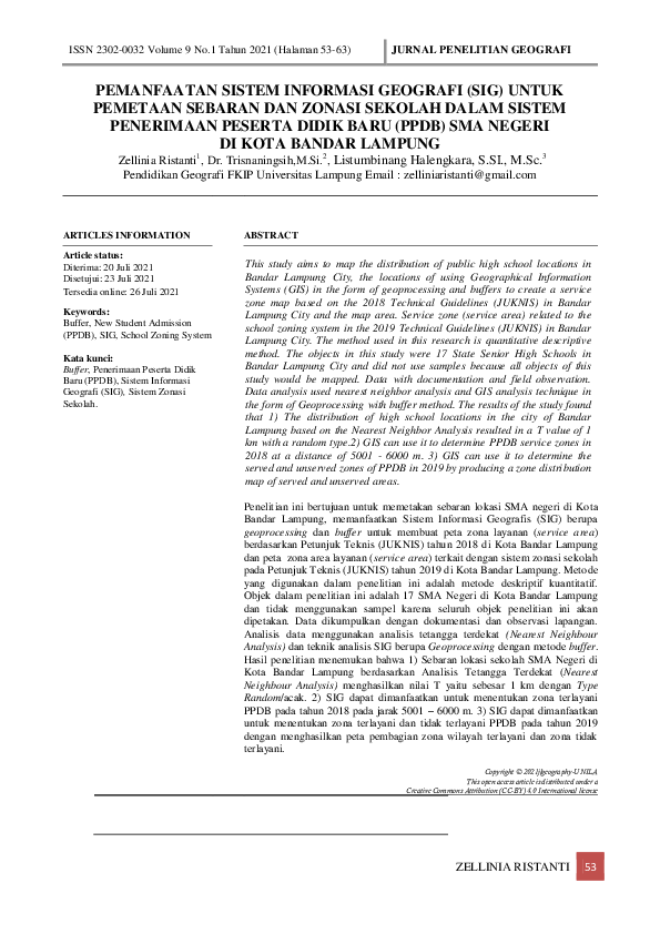 (PDF) Pemanfaatan Sistem Informasi Geografi (Sig) Untuk Pemetaan ...