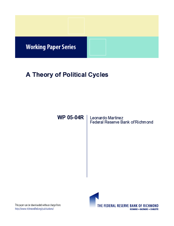(PDF) A theory of political cycles
