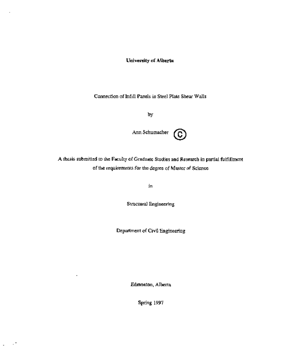(PDF) Connection of infill panels in steel plate shear walls